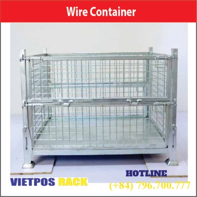 Steel Container For Folding Foods - Việt POS Rack