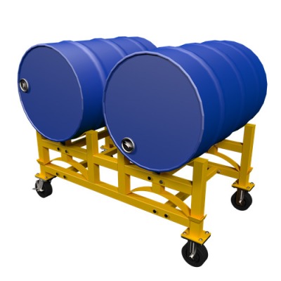 Mobile oil drum rack - Việt POS Rack
