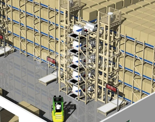 Four-Way Shuttle Mover - Việt POS Rack