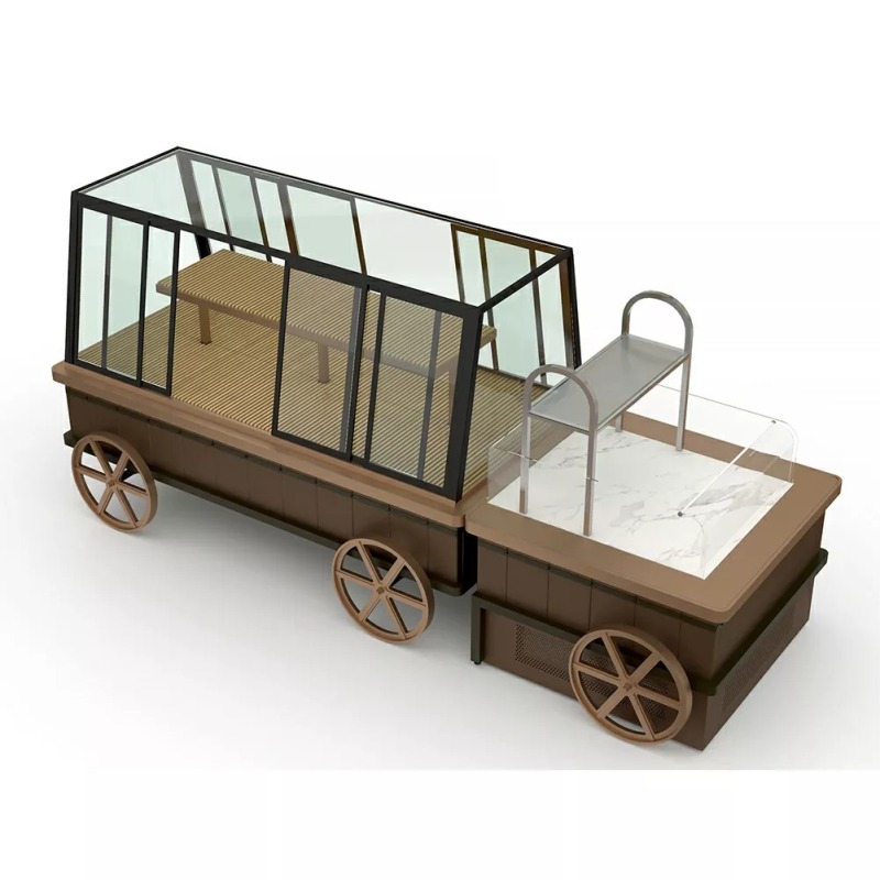 Xe trưng bày bánh lạ mắt VPOS-BR-09 - Việt POS Rack