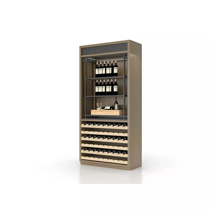 Creative and unique wine display rack VPOS-SR-WM-05 - Việt POS Rack