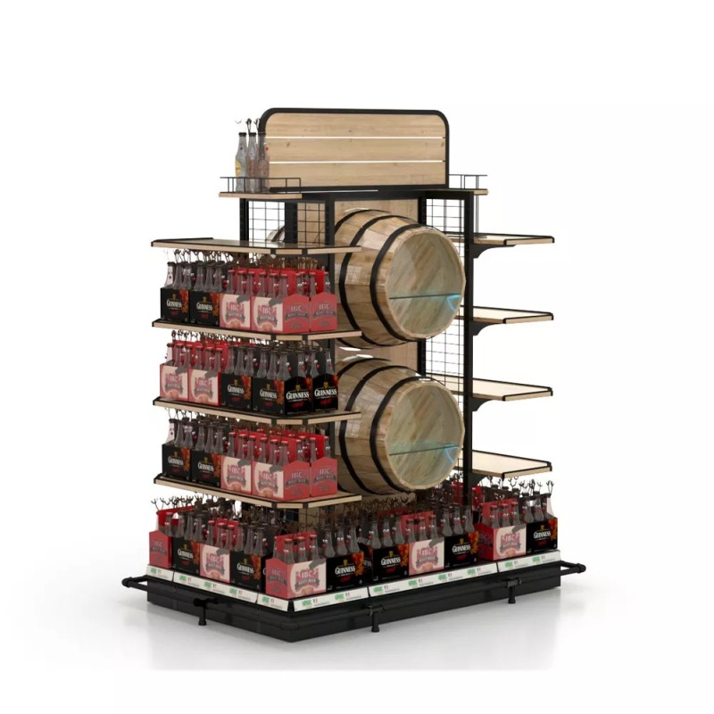 Commercial Wine Display Rack VPOS-SR-WM-03 - Việt POS Rack