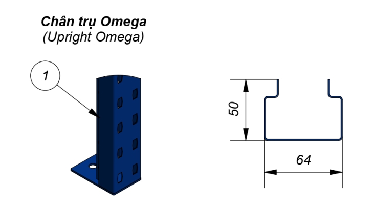 Kệ kho hàng trung tải - Việt POS Rack