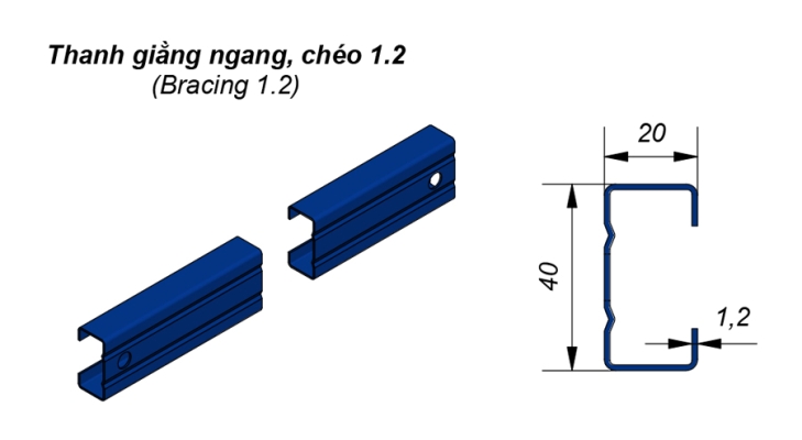 Double Deep Rack - Việt POS Rack