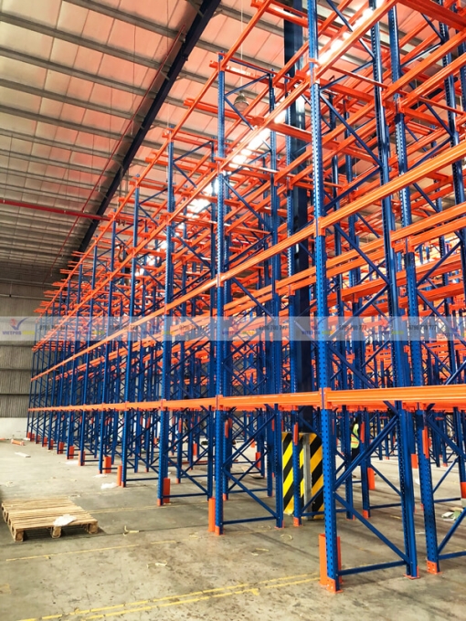 Dự án kệ Double Deep cho kho hàng Transimex Logistics 16.000m2 - Việt ...