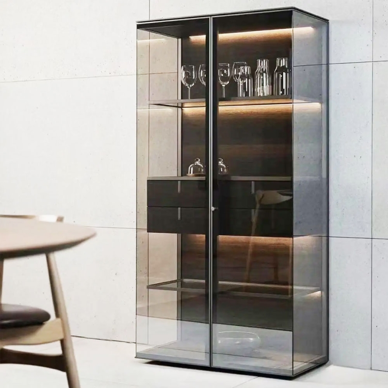 Glass display cabinet for statue VPR-507 | VietPOS Rack