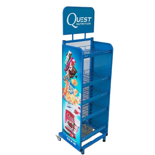 Wire Mesh Display Rack for Brand Promotion – Model VPR-WM...