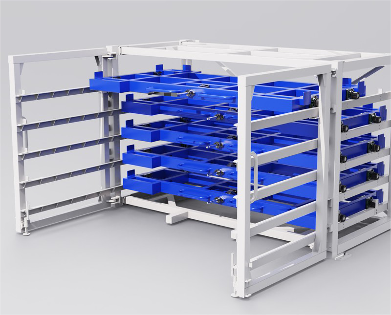 Automated Sheet Metal Warehouse Racking System - Việt POS Rack